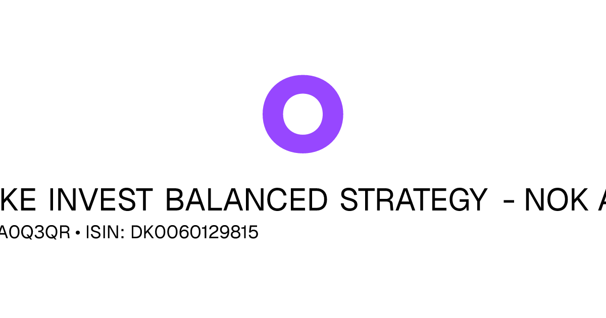 Fonds • JYSKE INVEST BALANCED STRATEGY - NOK ACC (A0Q3QR | DK0060129815 ...
