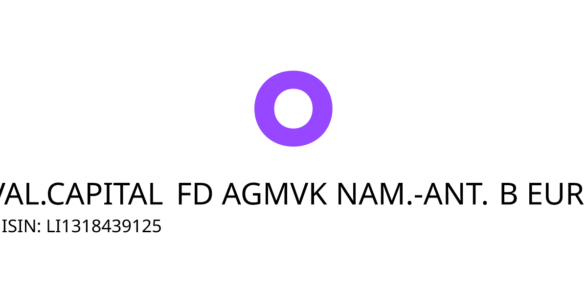 Fonds • Electa Val.Capital Fd AGmvK Nam.-Ant. B EUR Acc. oN (A40780 | LI1318439125) • onvista