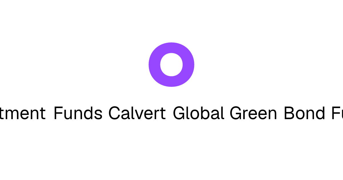 Kurse & Handelsplätze • MORGAN STANLEY INVESTMENT FUNDS CALVERT GLOBAL ...