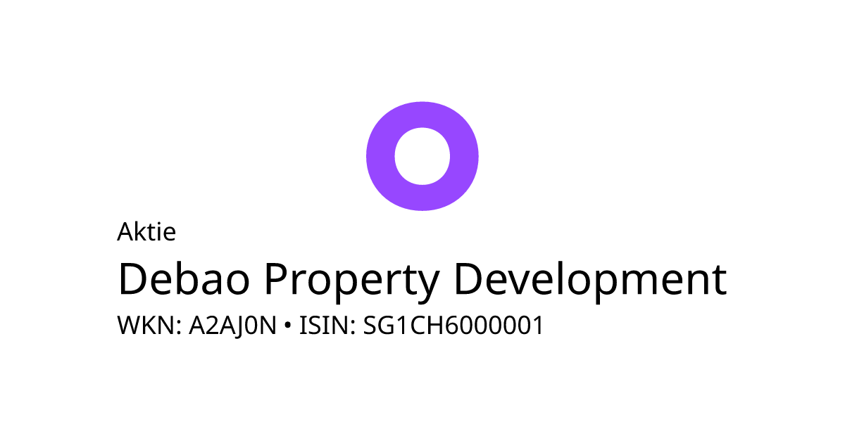 Debao Property Development historische Kurse • onvista